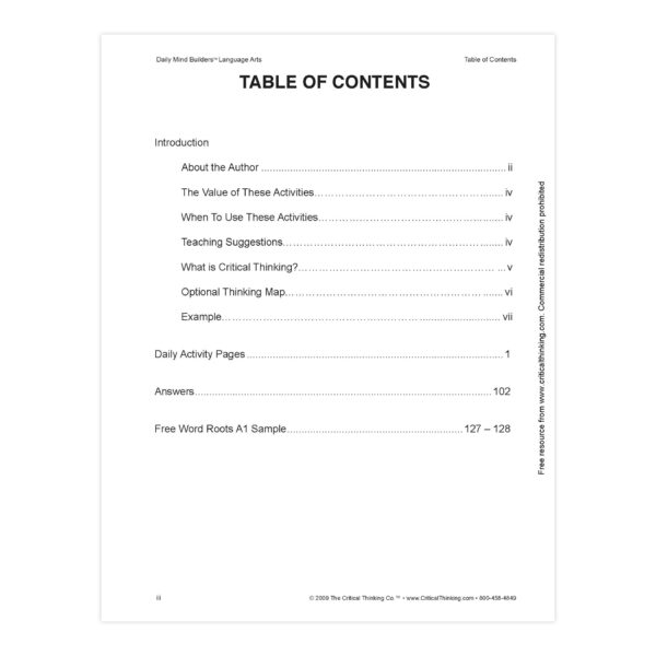 Daily Mind Builders: Language Arts, Grade 5-12 – Sharper Production Line