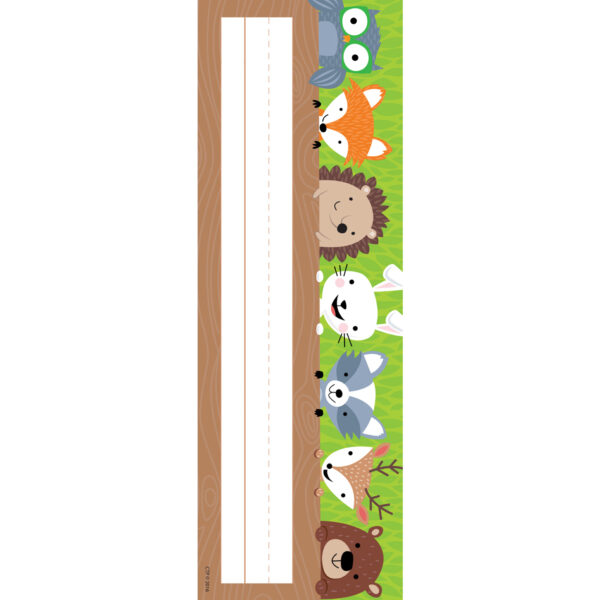 Woodland Friends Name Plate, 36 Per Pack, 6 Packs – Sharper Production Line